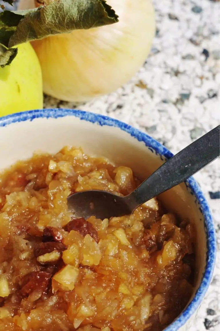 Zingy Mary Berry Apple Chutney Recipe - Worth Pinning