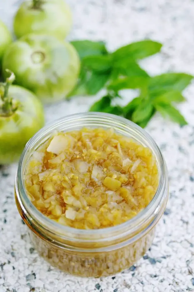 Easy Mary Berry Green Tomato Chutney Recipe: Homemade Goodness - Worth Pinning
