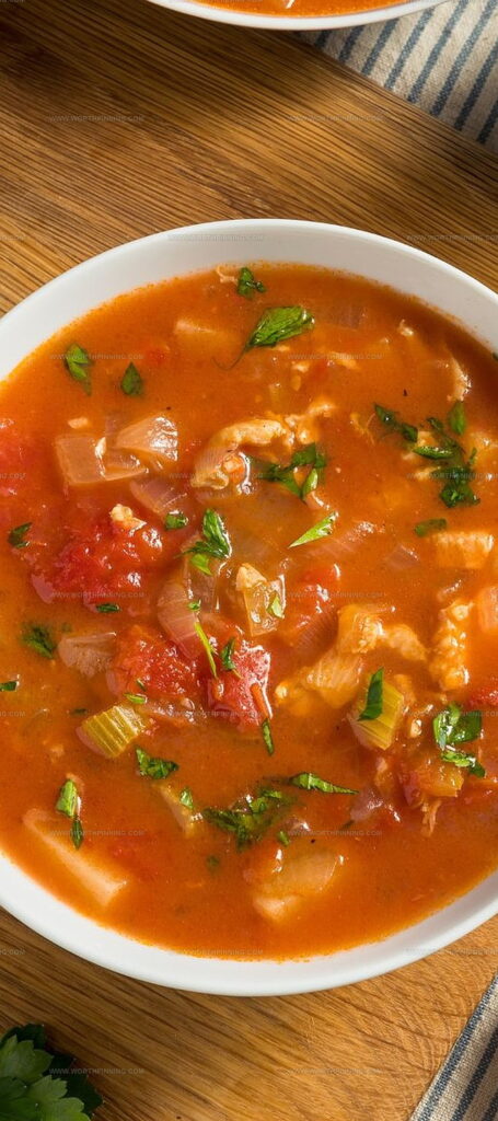 Cozy Red-Hued Recipe: Ina Garten's Manhattan Clam Chowder Magic - Worth ...