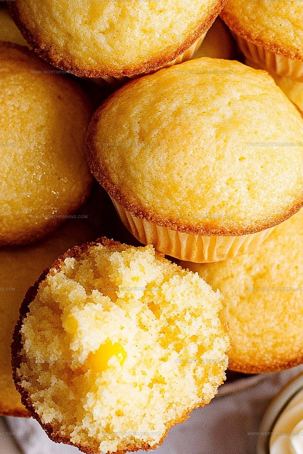 Fluffy Sour Cream Cornbread Muffins Recipe: A Southern Joy - Worth Pinning