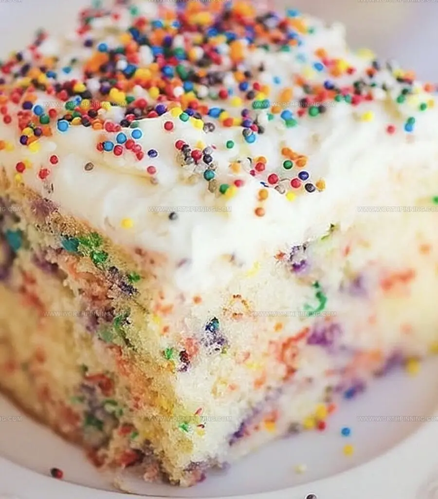 Easy Homemade Funfetti Cake Recipe: A Joyful Sweet Treat - Worth Pinning