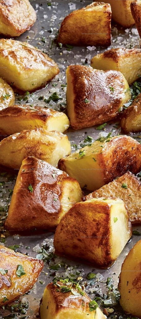 Ina Garten's Emily's English Roasted Potatoes Recipe - Golden Crisp Joy ...