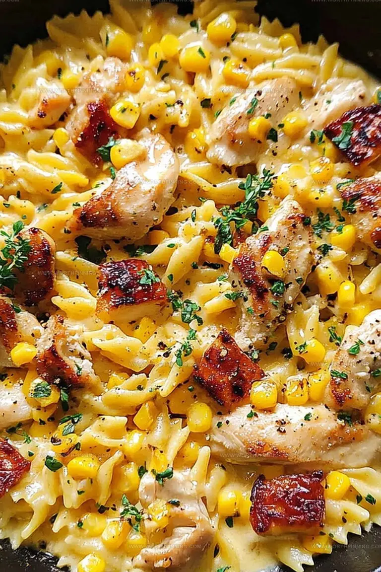 Dreamy Creamy Chicken and Corn Pasta Recipe for Dinner Tonight - Worth ...